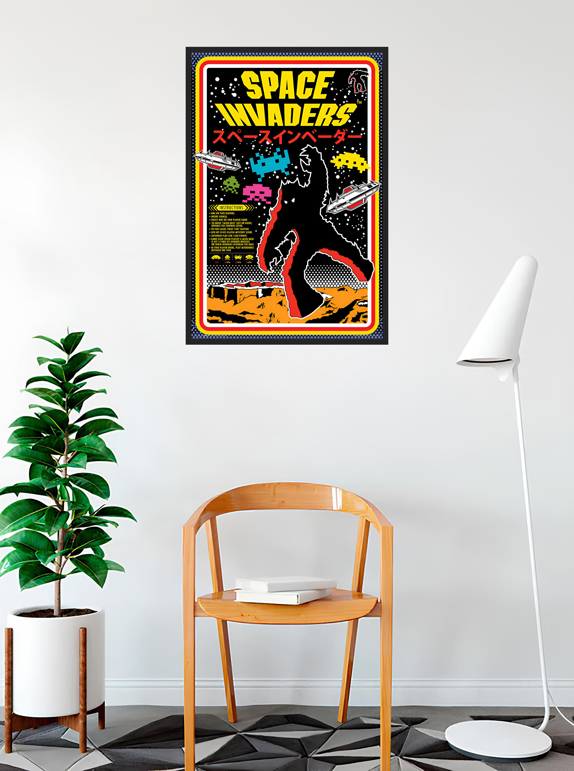 Red Barrel Studio® " Space Invaders - Japan " on Paper | Wayfair